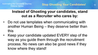 Automating the Candidate Journey: Stop Ghosting Your Candidates! | PPTX