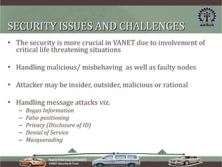 VANET, Security and Trust | PPT