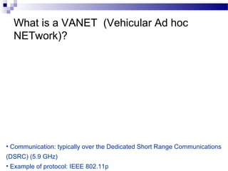 Vanet by Sujata Tiwari | PPT