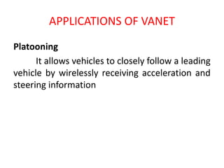 VANET in Mobile Computing | PPTX | Computer Networking | Computing