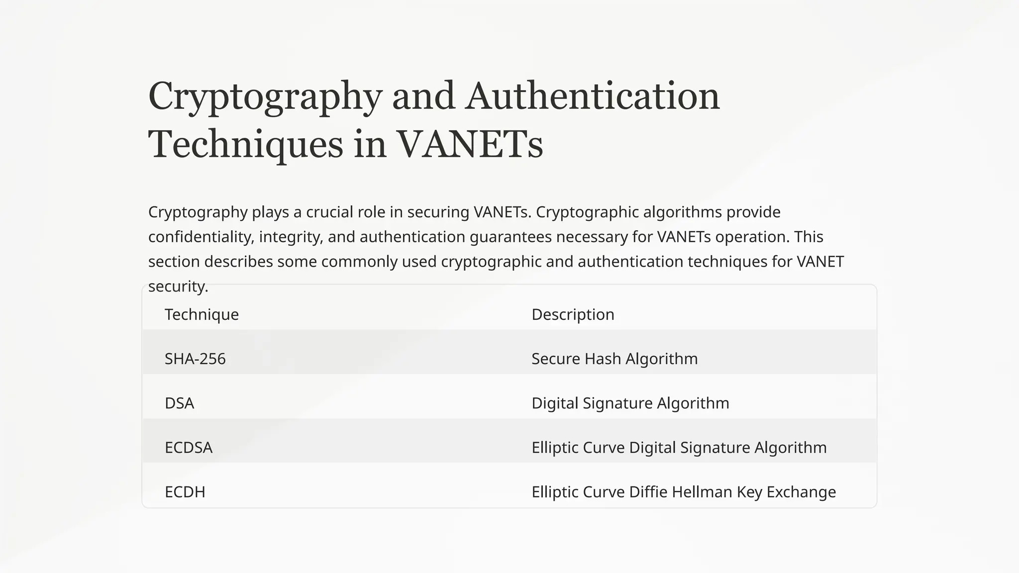 Basic Concept Of Vanet Security Challenges And Solutions Pptx Computer Networking Computing