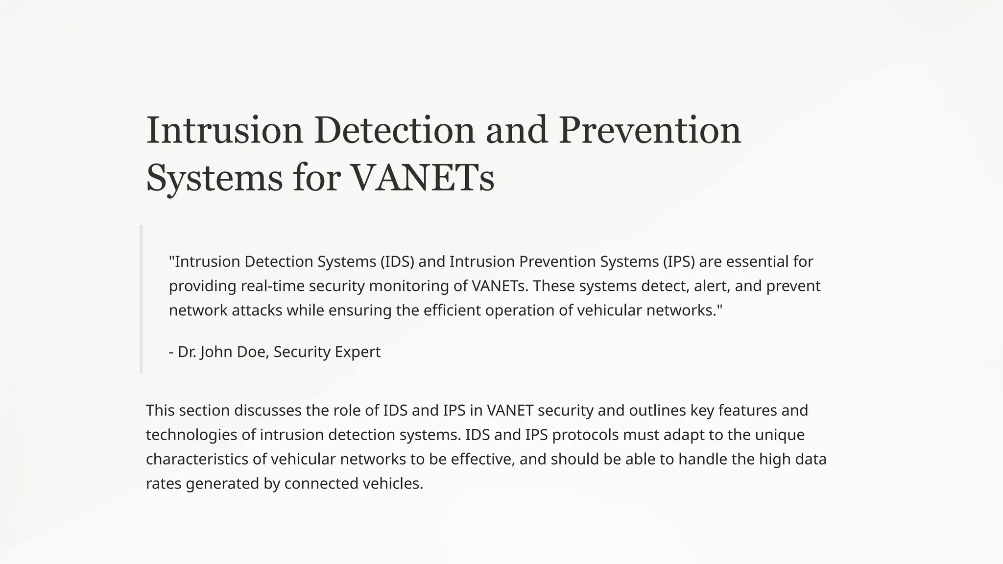 Basic Concept of VANET-Security-Challenges-and-Solutions | PPTX | Computer Networking | Computing