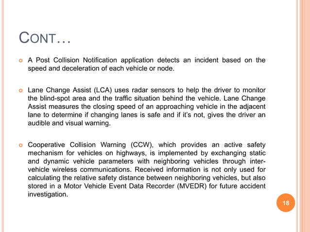 Introduction of VANET | PPTX