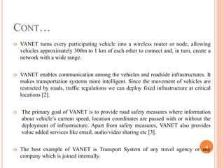 Introduction of VANET | PPTX