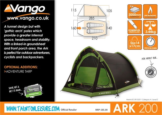 Vango adventure tents | PPT