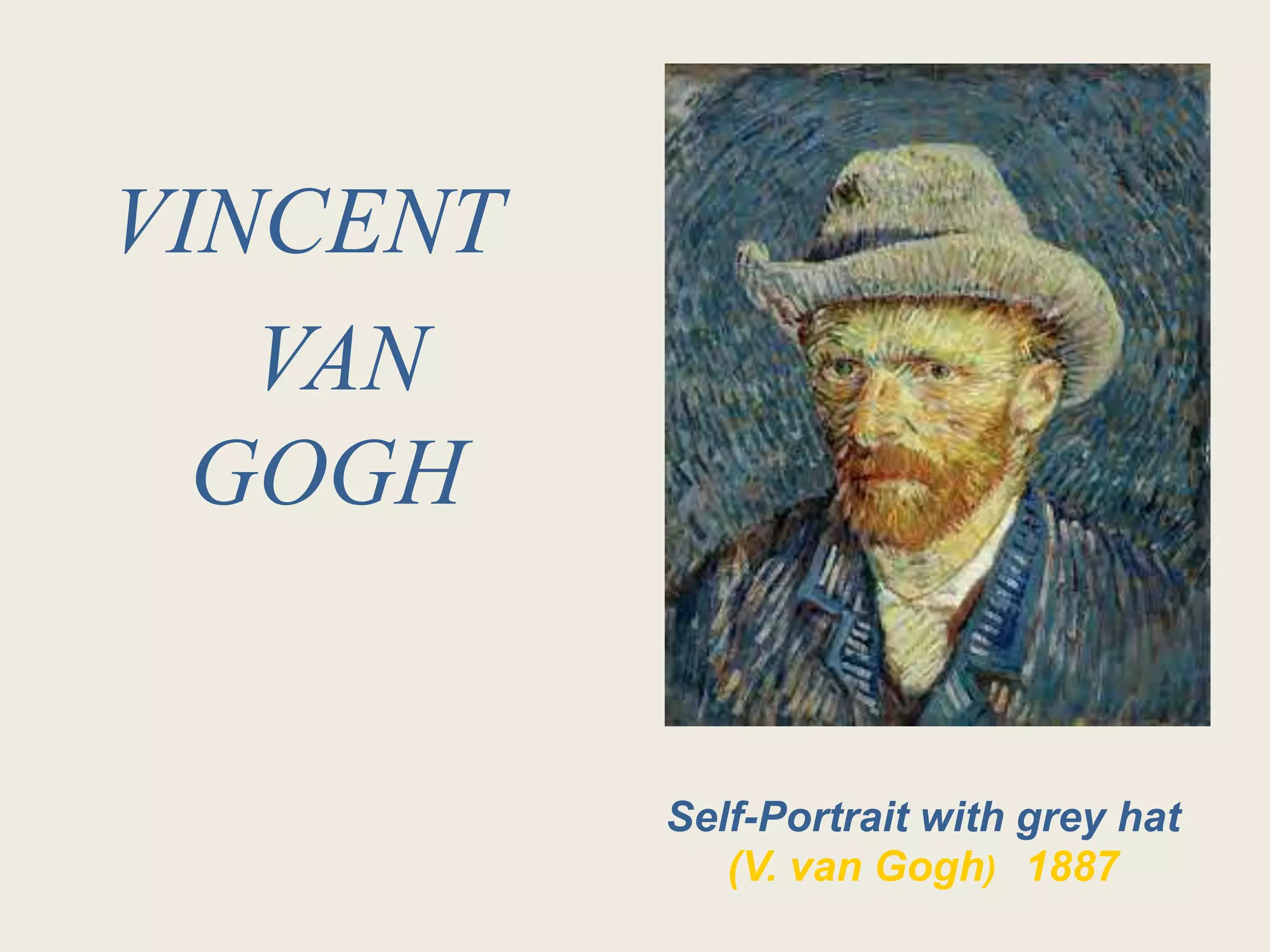 Vincent Van Gogh's masterpieces | PPTX