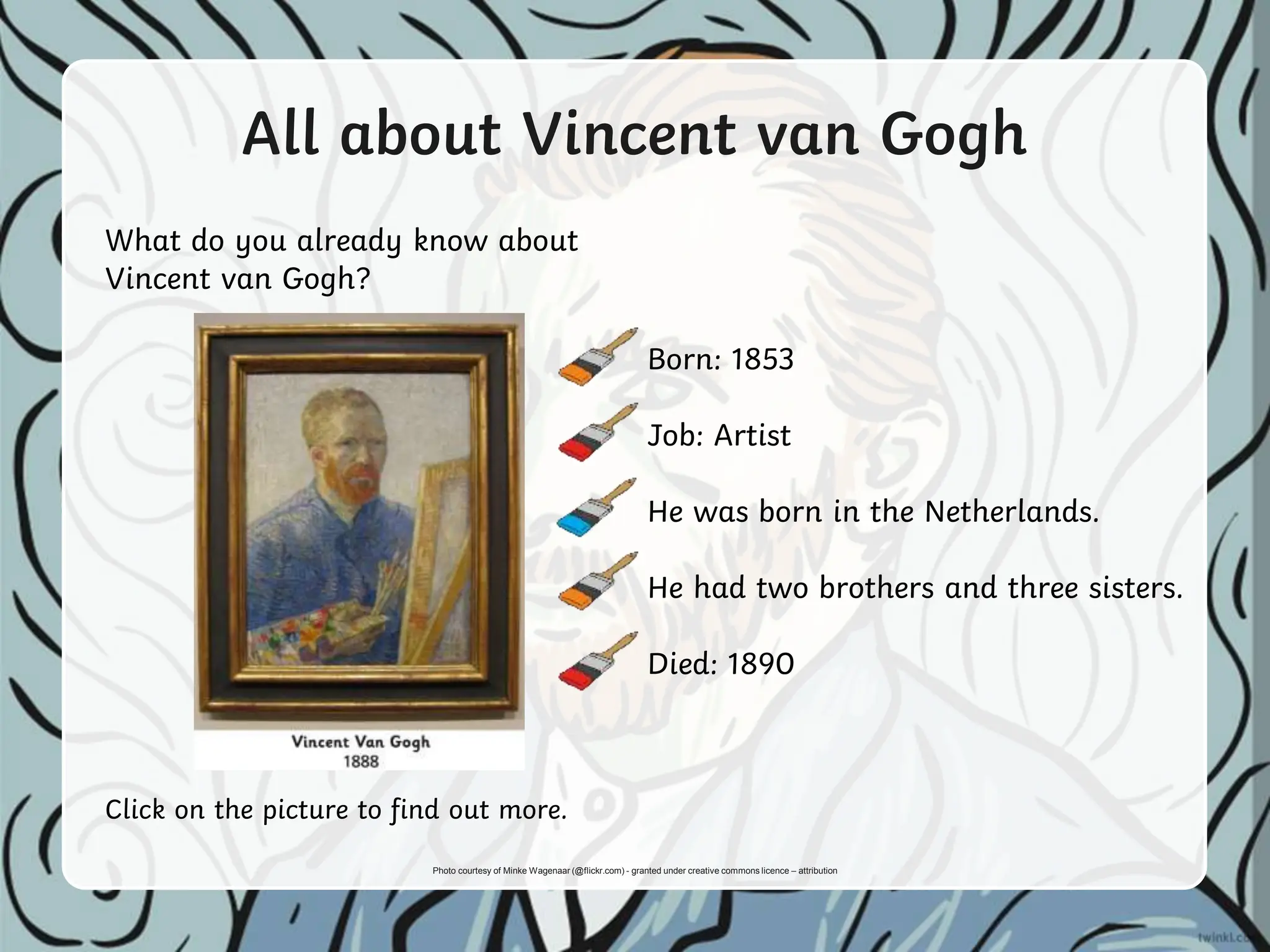 Van Gogh Powerpoint for art lesson today | PPT