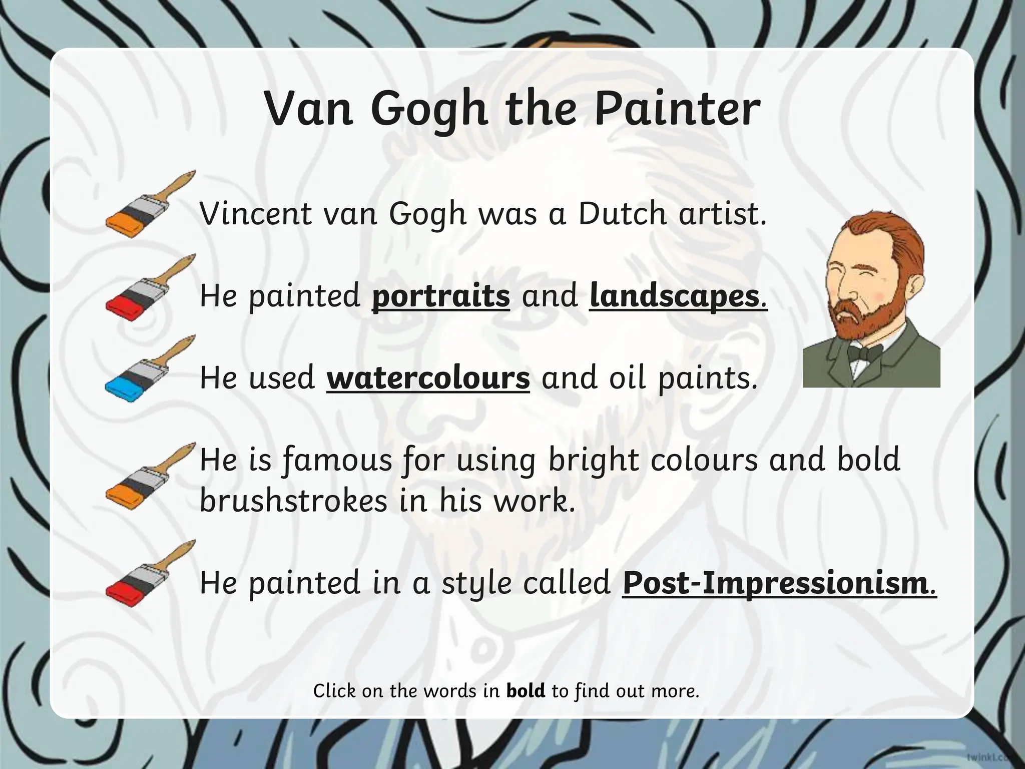 Van Gogh Powerpoint for art lesson today | PPT
