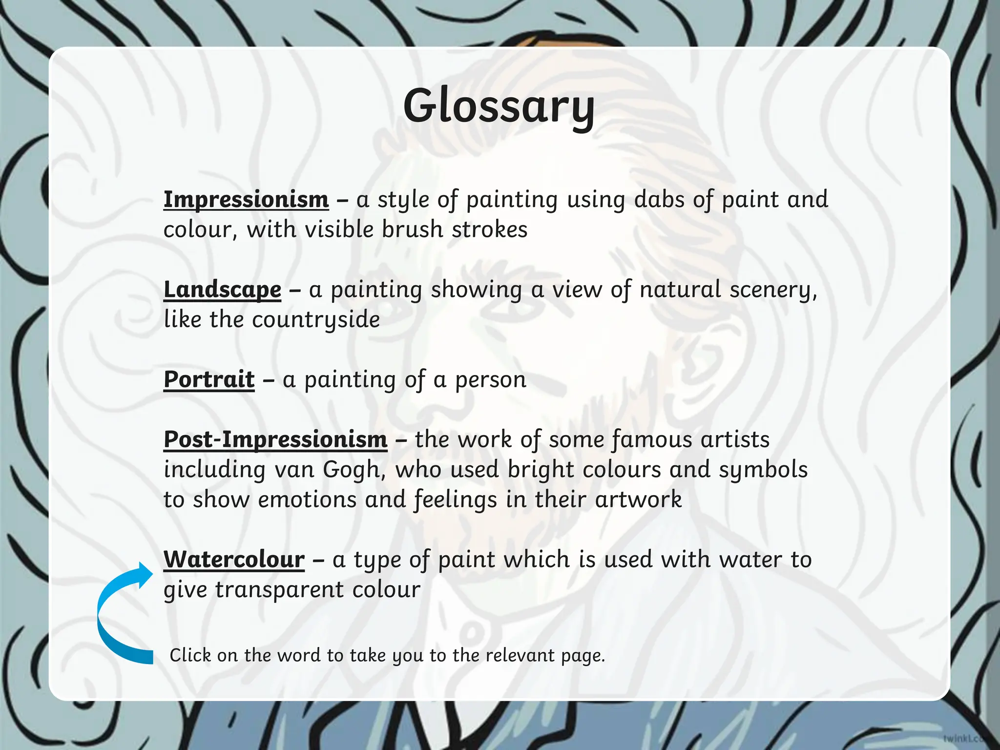 Van Gogh Powerpoint for art lesson today | PPT