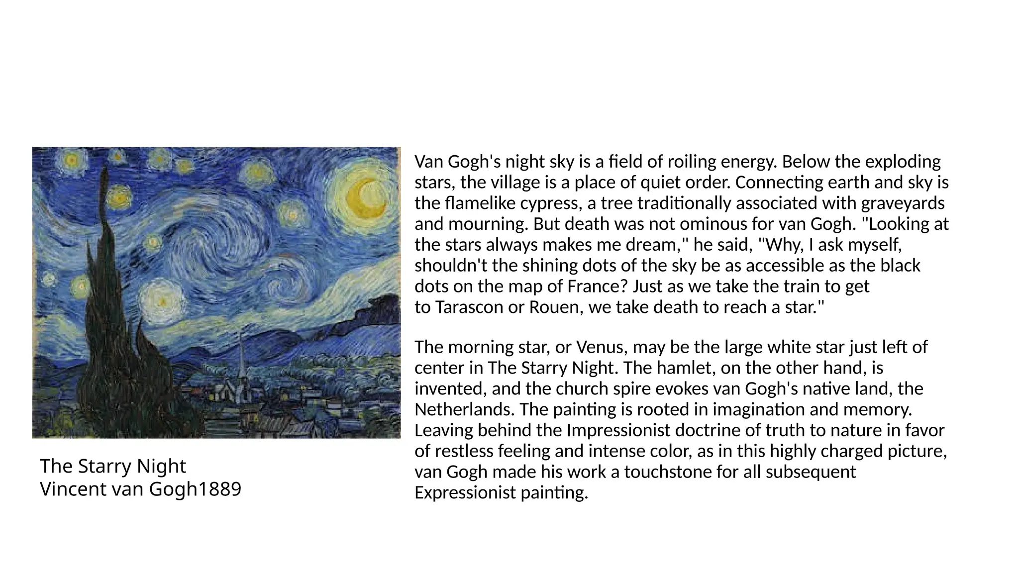 Van Gogh - Starry Night Presentation.pptx
