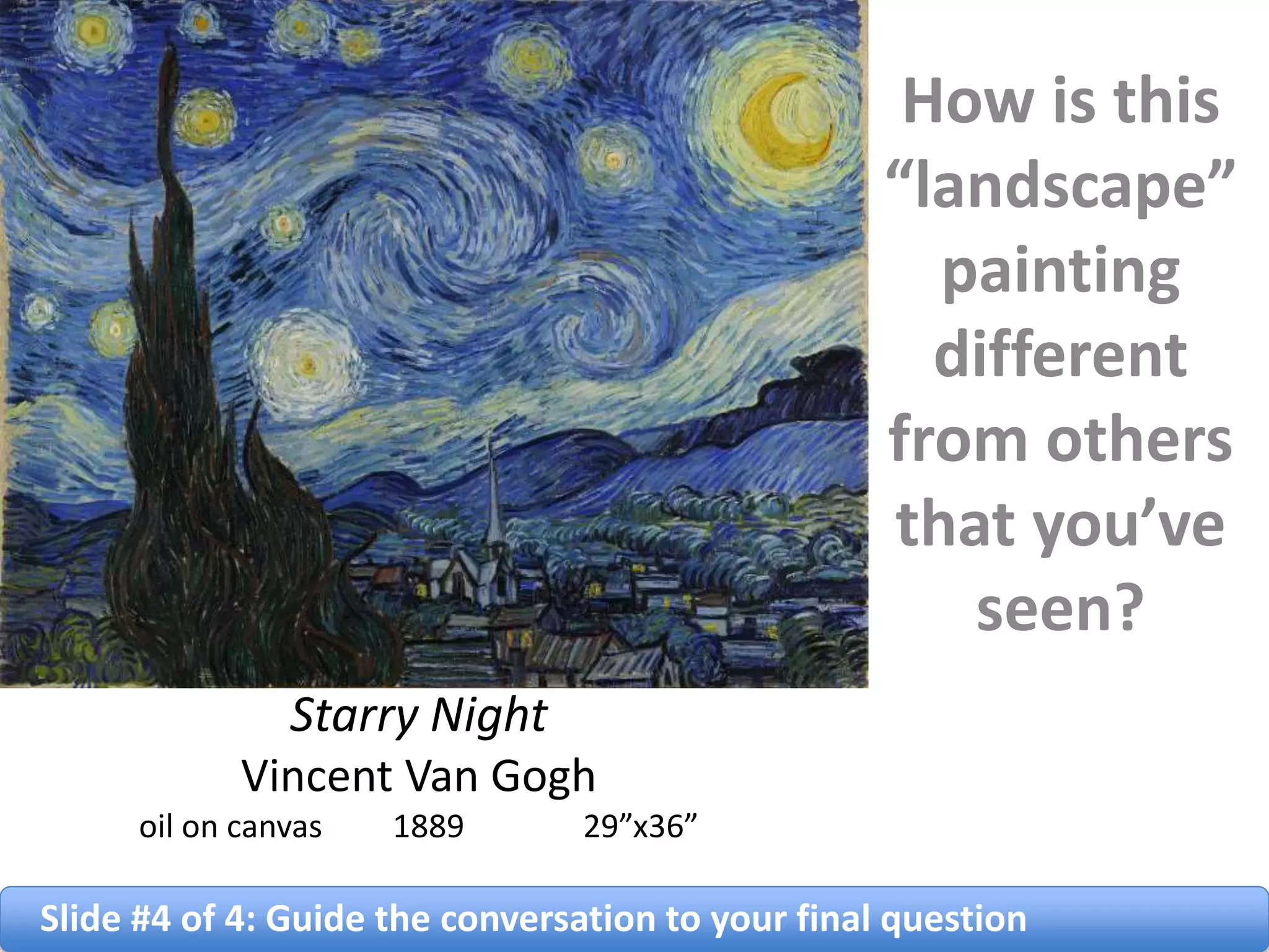 Van Gogh and discussion techniques! | PPTX