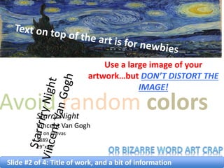 Van Gogh and discussion techniques! | PPTX