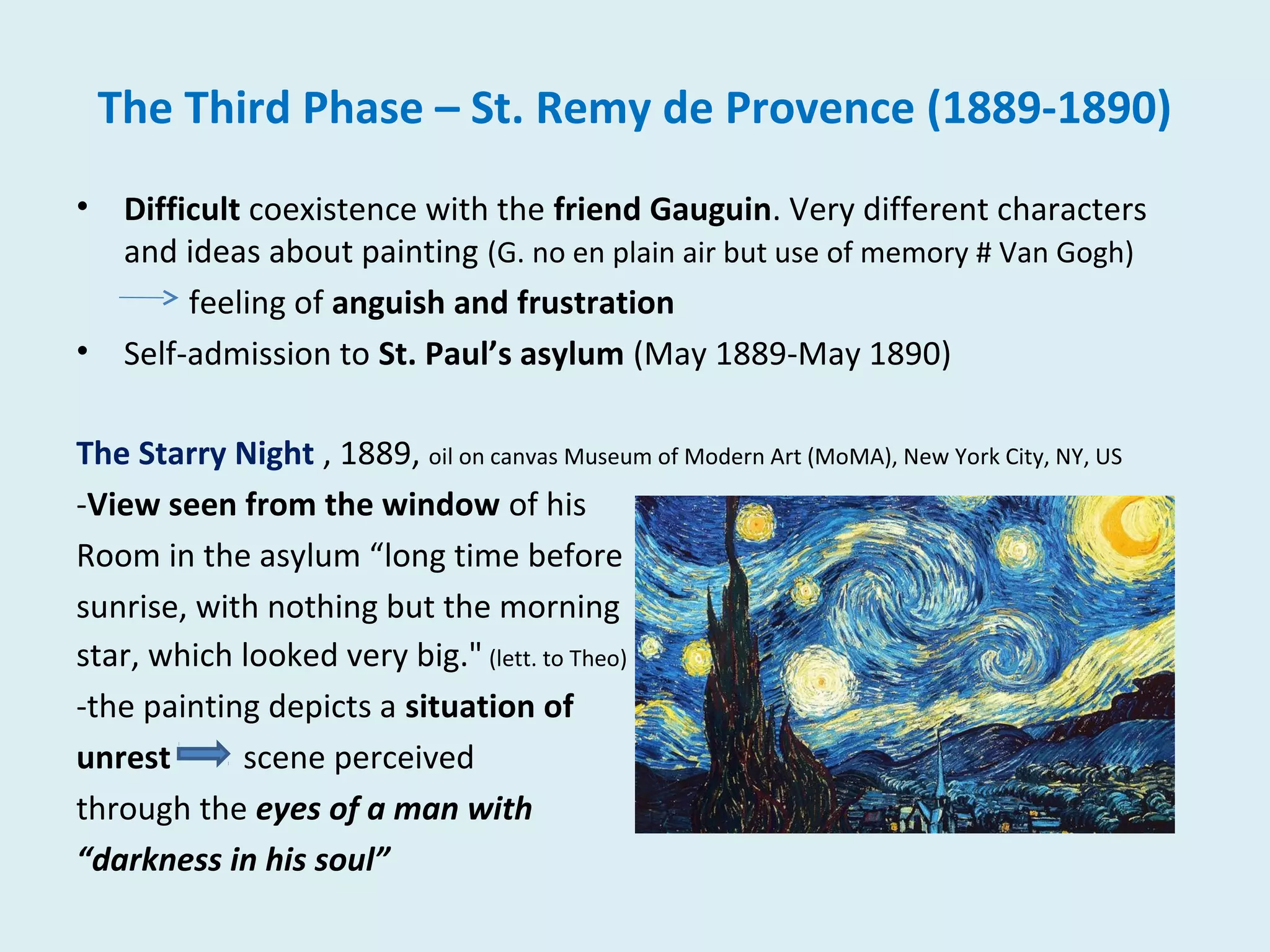 Van gogh post impressionism 4 | PPT