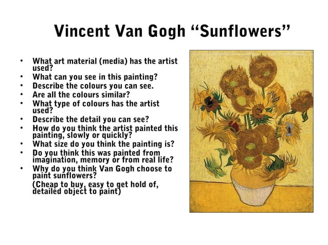 Van gogh project | PPT | Painting | Arts and Crafts