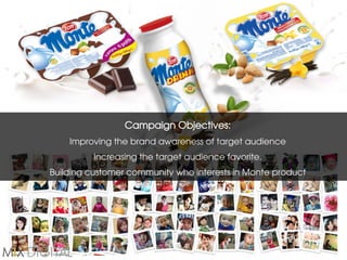 Facebook Marketing Case Study: Monte Dessert Brand | PPT | Free Download