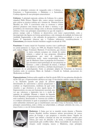 Vanguardas europeias | PDF