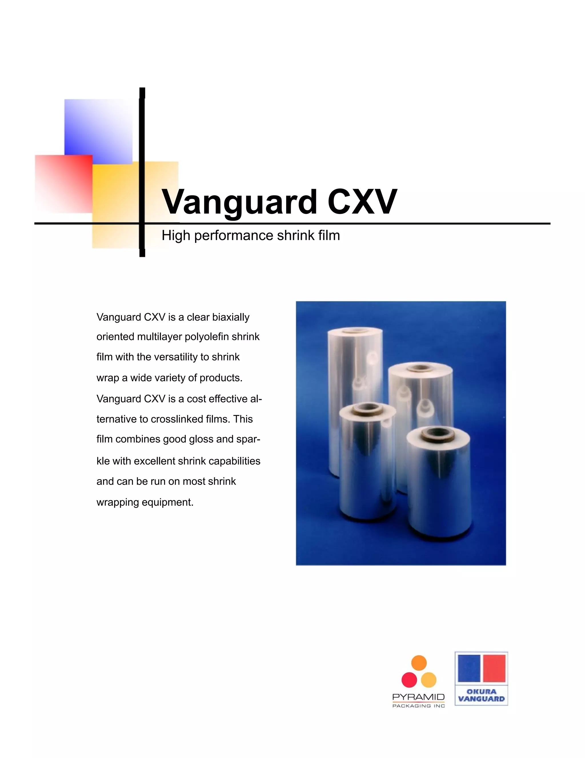 Vanguard CXV Polyolefin Shrink Film | PDF | Physics | Science