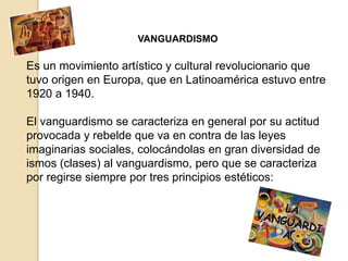 Vanguardismo Latinoamericano | PPTX
