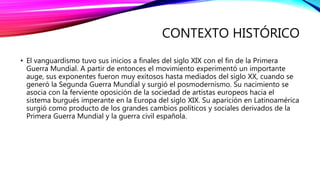Vanguardismo latinoamericano | PPTX