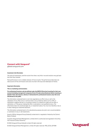 Vanguard outlook 2025-Beyond the landing | PDF