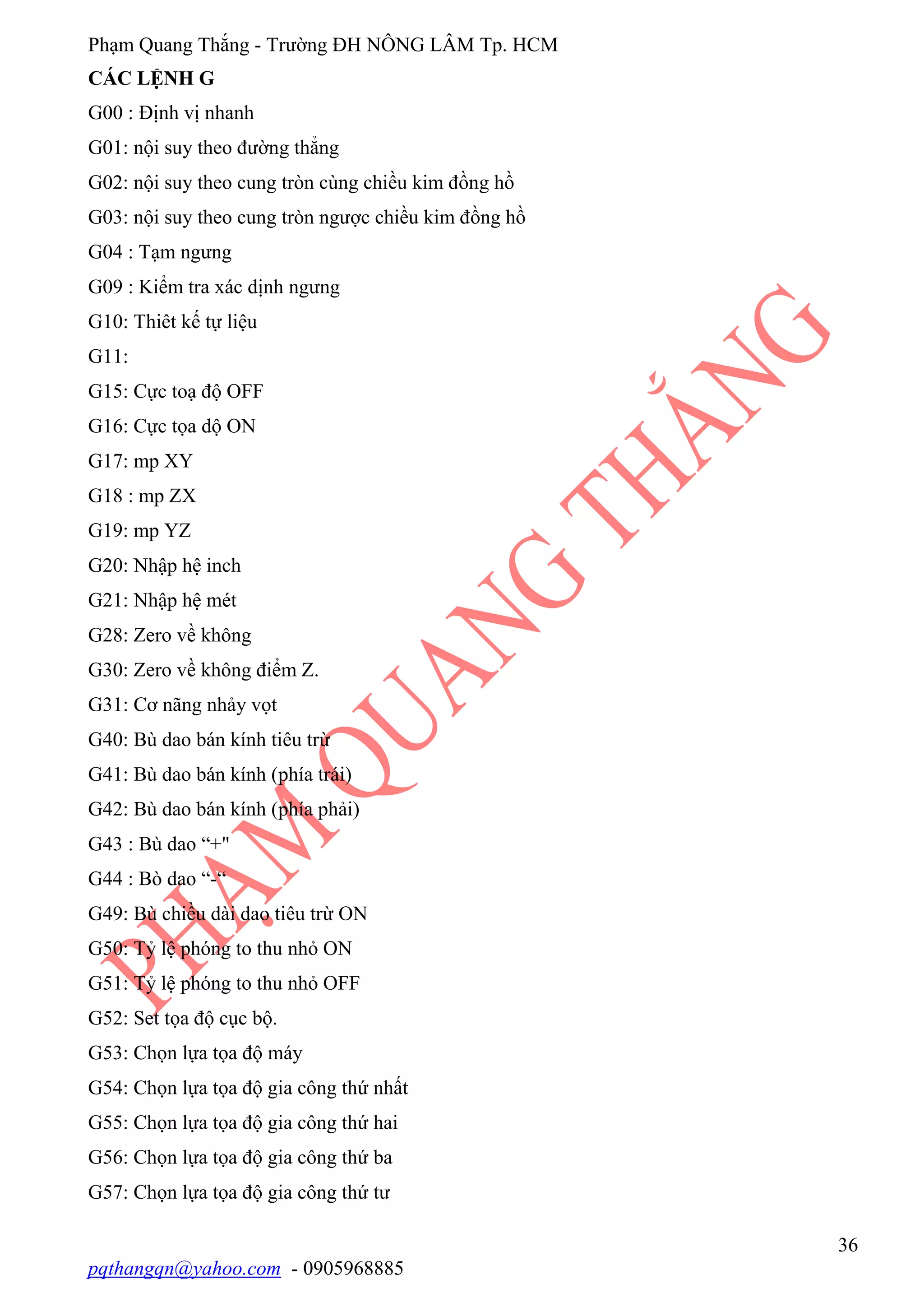 Van hanh may phay | PDF