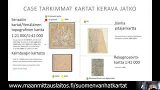 Suomen vanhat kartat | PPT