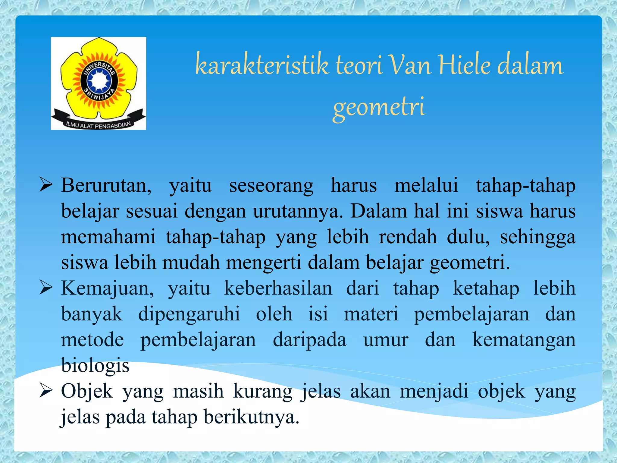 Van Hiele | PPTX