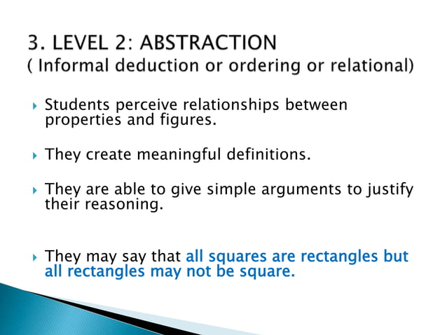 VAN HIELE LEVELS OF GEOMETRIC THINKING.pptx