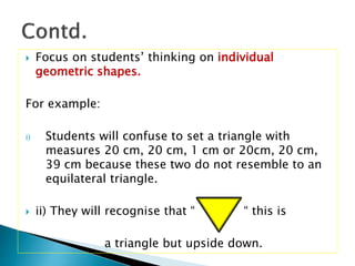 VAN HIELE LEVELS OF GEOMETRIC THINKING.pptx