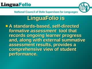 Vanhouten Chiang Linguafolio Self Assessment | PPT