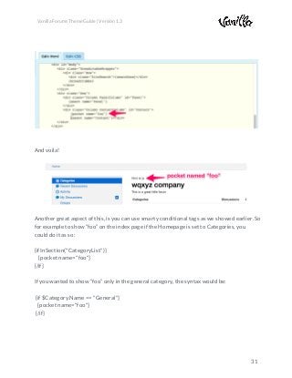 Vanilla Forums Theme Guide | PDF