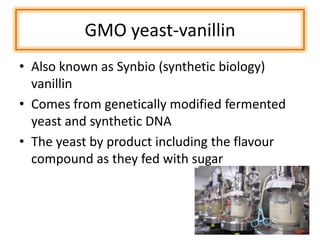 Vanillin Production | PPTX