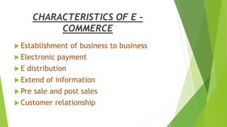 A world of e-commerce | PPTX