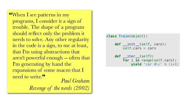The Vanishing Pattern From Iterators To Generators In Python