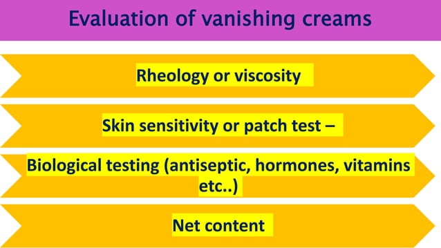 VANISHING CREAM.pptx | Skin and Dermatology | Diseases and Conditions