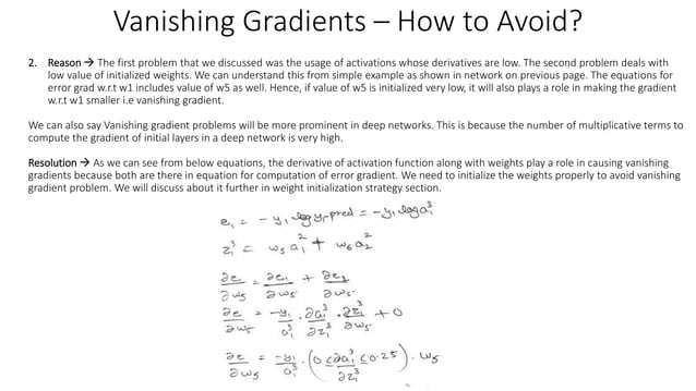 Vanishing & Exploding Gradients | PPT
