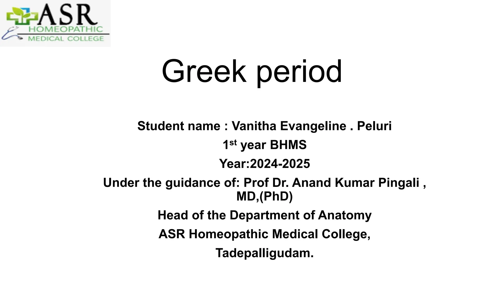 The father of anatomy and a great anatomist Herophilus | PDF