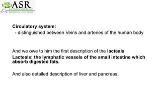 The father of anatomy and a great anatomist Herophilus | PDF