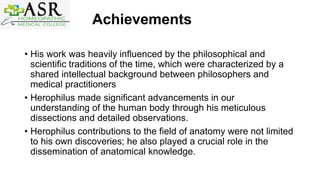 The father of anatomy and a great anatomist Herophilus | PDF