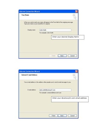 Vanity email outlook express set up guide | PDF