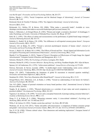 Vanity of Indians and the Success of the Cosmetic Advertisements | PDF ...