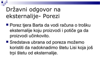 Vanjski uinci (eksternalije) | PPT