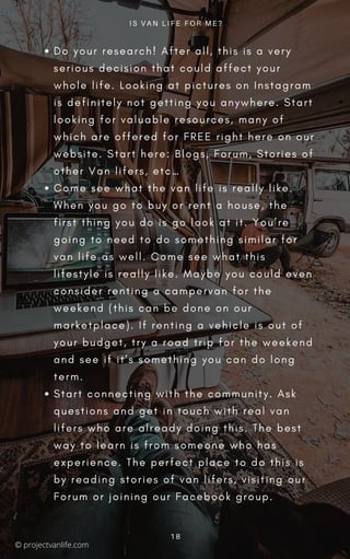 van life basics | PDF