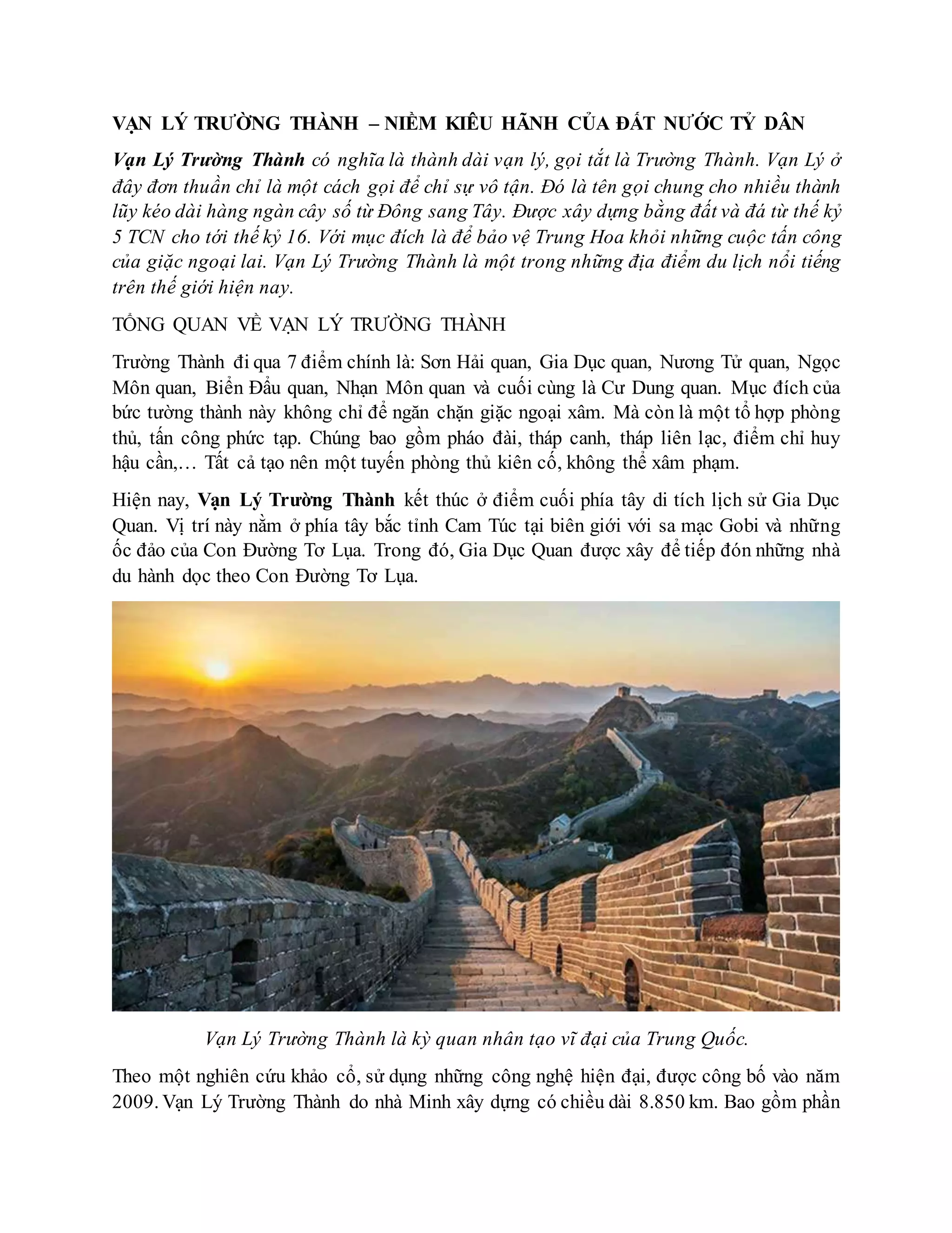 Van ly truong thanh | DOCX