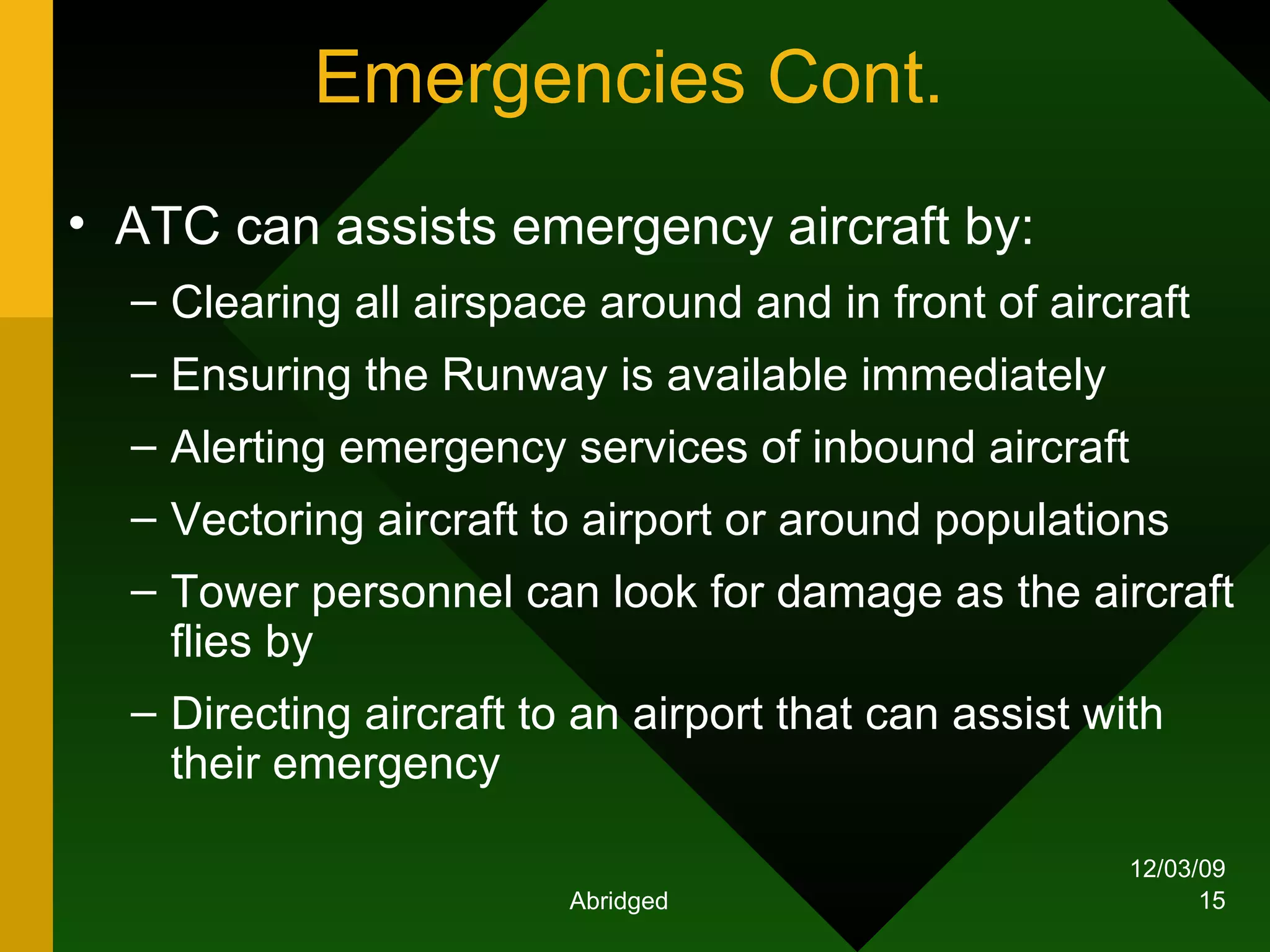 ATC | PPT | Air Travel | Travel Type