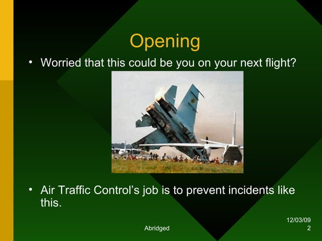 ATC | PPT | Air Travel | Travel Type