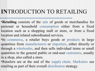 Global retail scenario and it's future | PPT