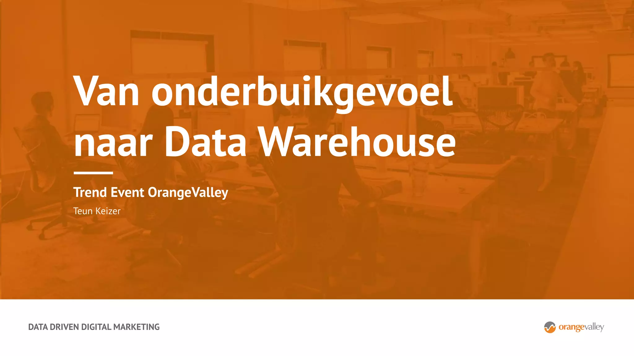 Van onderbuikgevoel naar data warehouse | PDF