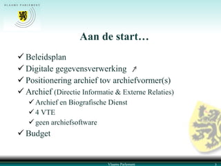 Digitaal archiveren met Alfresco | PPT