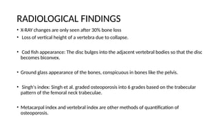 Osteoporosis causes clinical features management | PPT